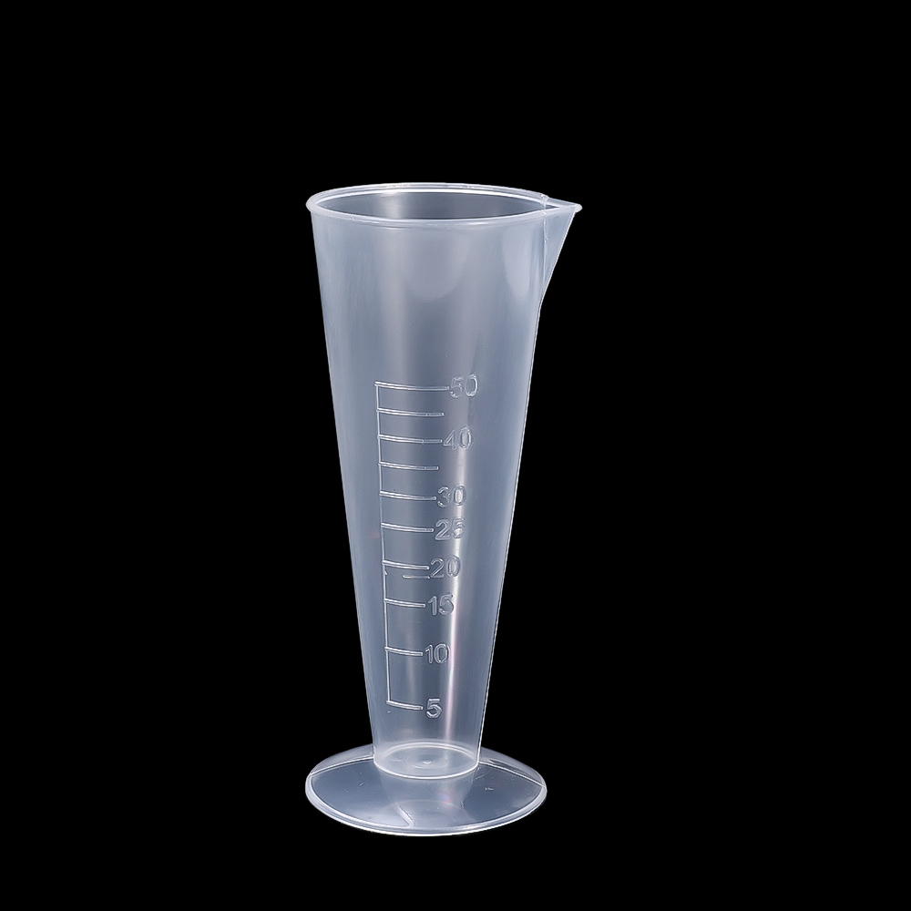 50/100ml Transparent Conical Triangle Measuring Cup with Scale Portable ...