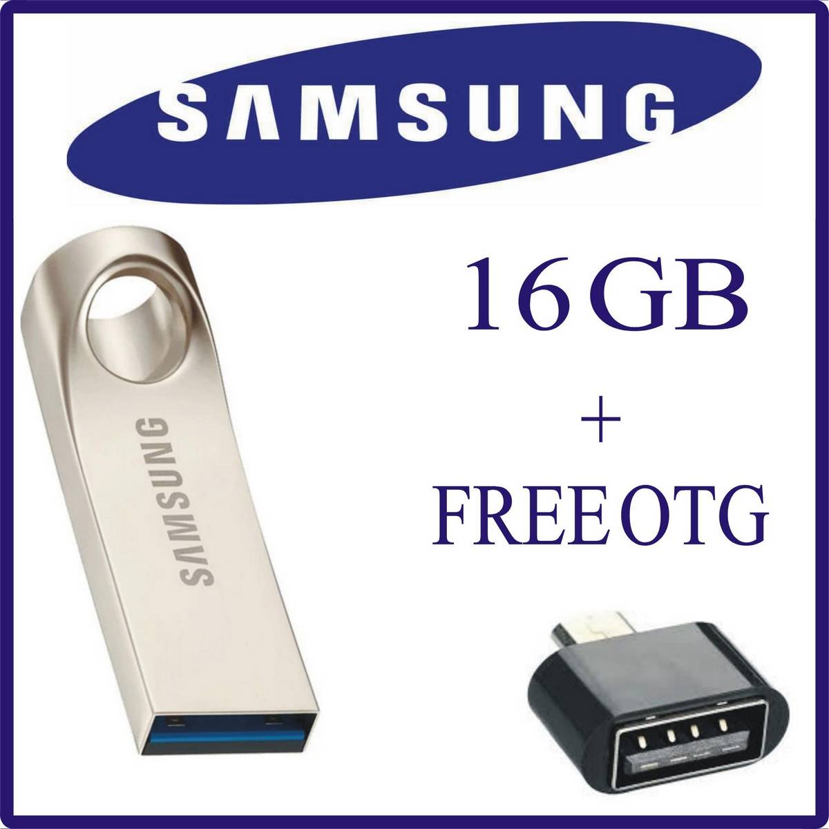 SAMSUNG ORIGINAL USB STORAGE 16 GB WITH WARRANTY + FREE OTG ADAPTER ...