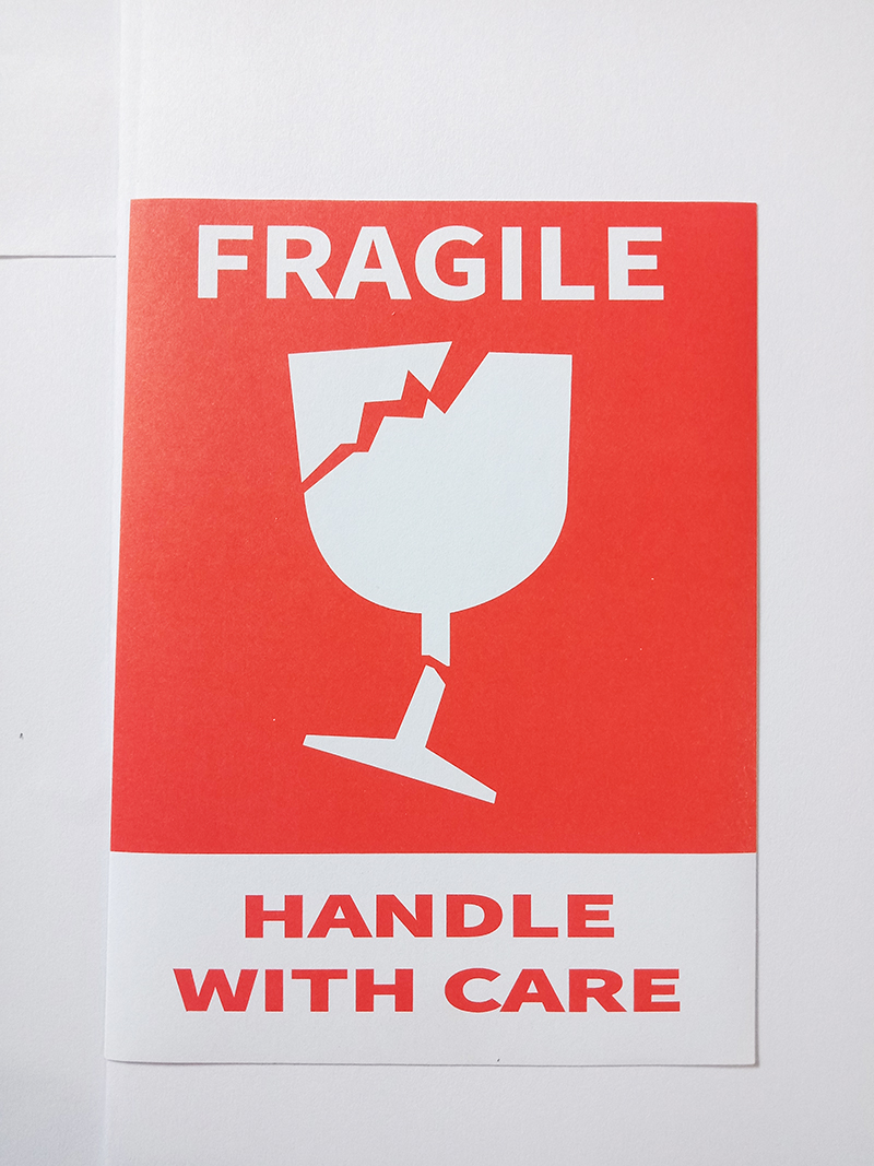 Fragile Stickers - Handle with Care Stickers Large - For Sensitive ...