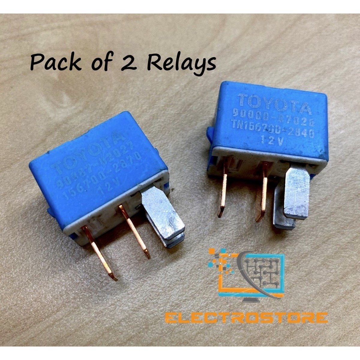 Pack of 2 - 12v Car Bike Denso Cutout Relay - 4 pin cut out relays ...