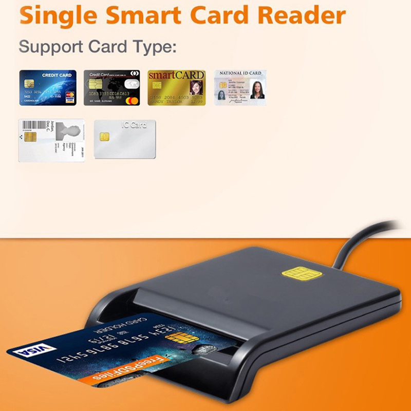 USB Smart Card Reader micro SD/TF memory ID Bank electronic DNIE dni ...