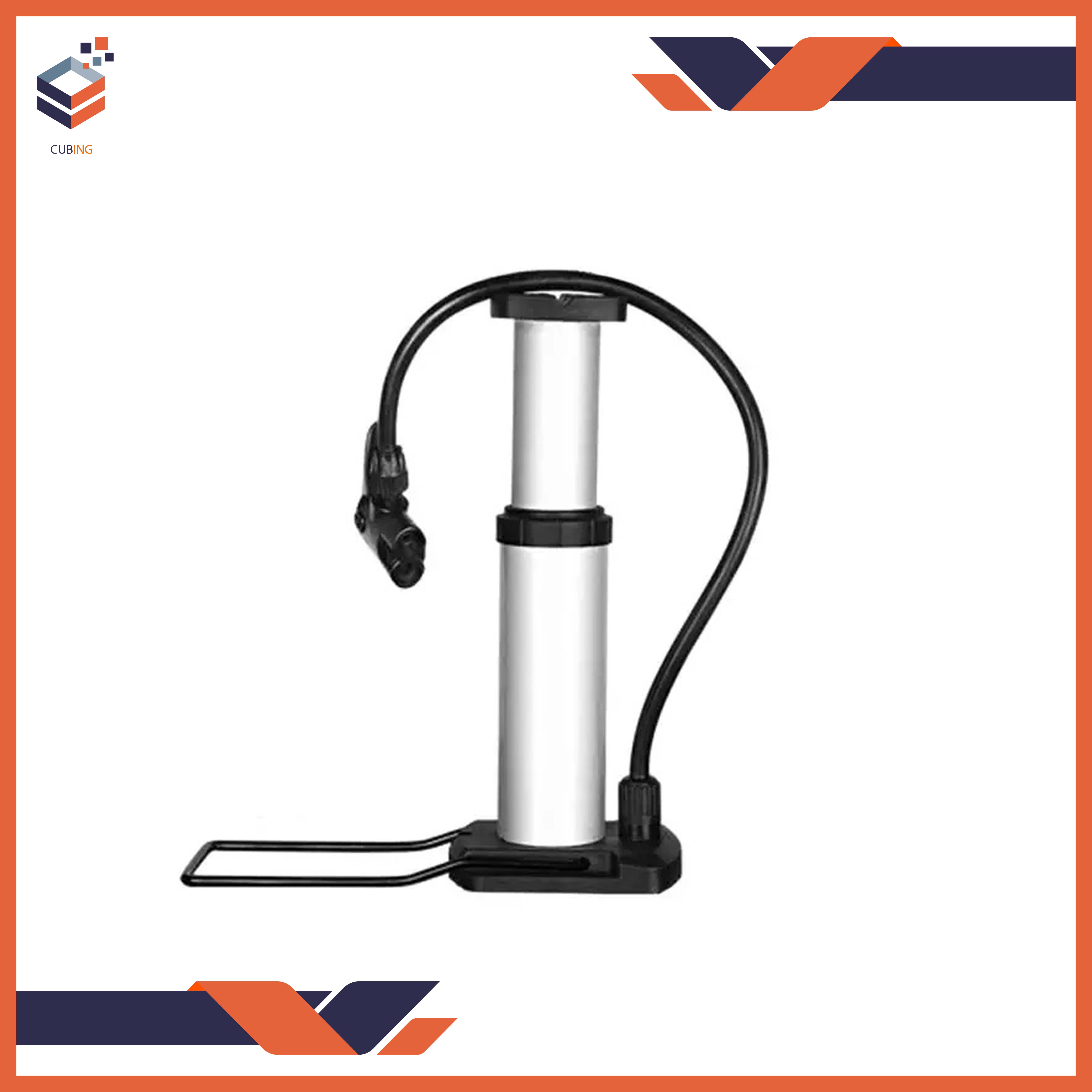 CUBING| Portable Mini Bike Pump/Cycle Foot Pump Foot Activated with ...