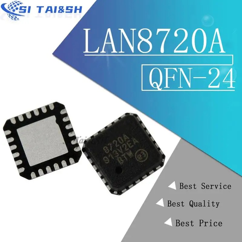 Embedded Networking LAN8720A Ethernet PHY Modules - 5 Pack QFN ...