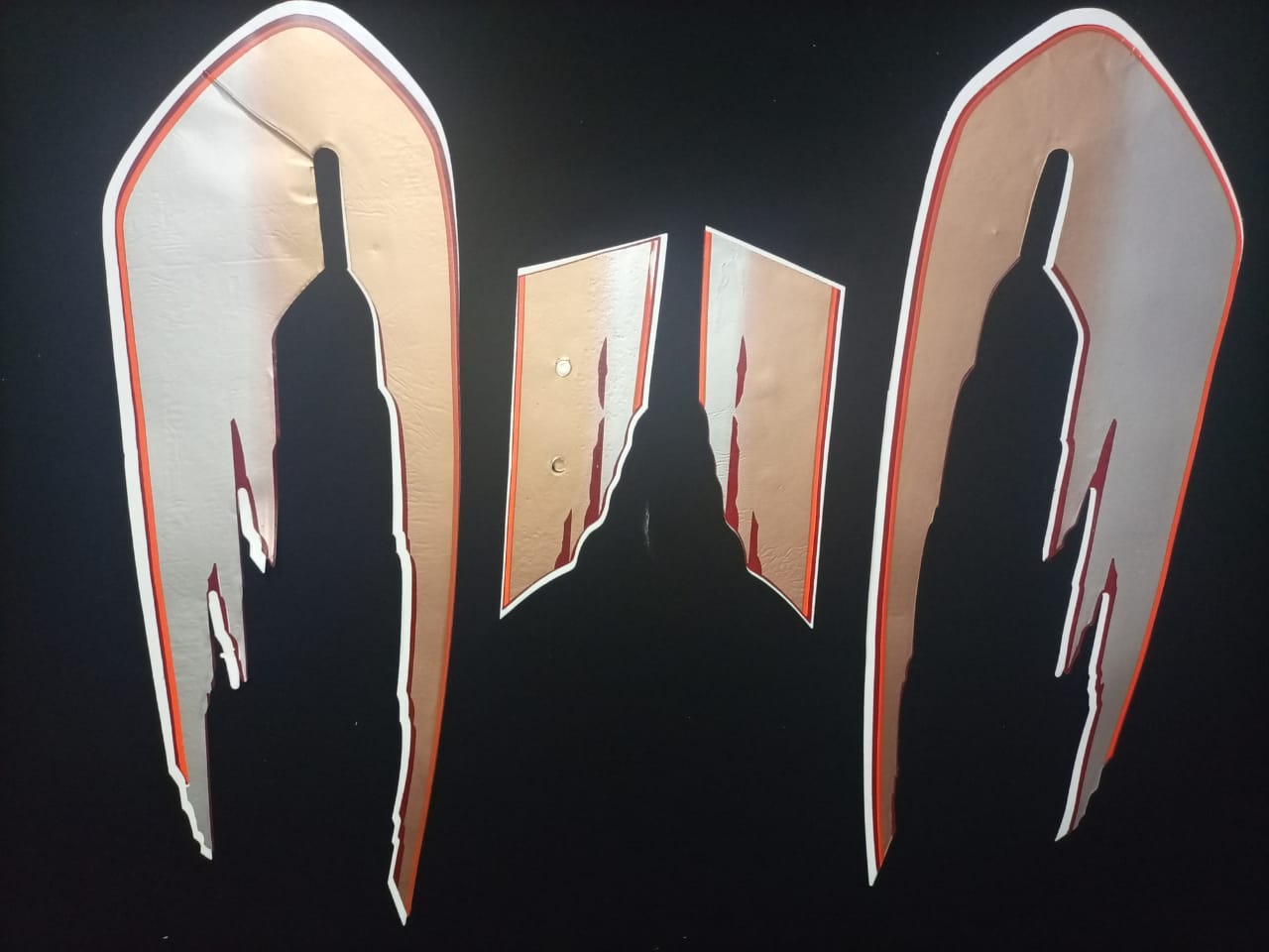 YAMAHA ROYAL 100CC Tanki Tapa Sticker 1997 ModeL ( YB100 COMPLETE SET ...