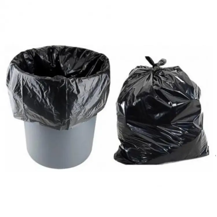 35x50 X-Strong Black Garbage Bag Trash Bag 100 Pcs HD Bio
