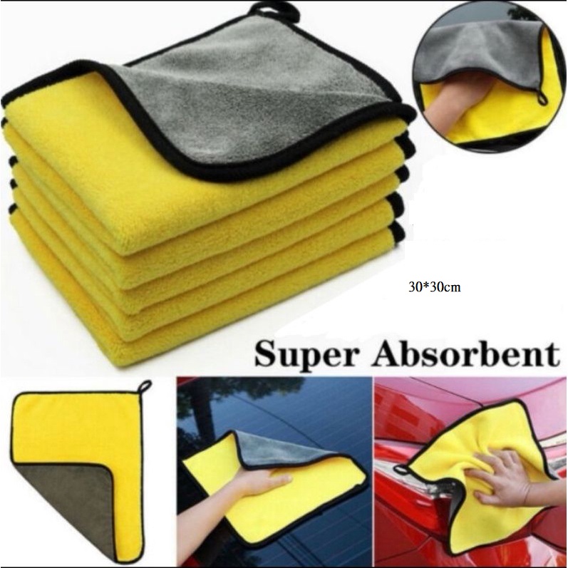 Micro Fiber Cleaning Cloth Double Sided Towel Microfiber Cleaner Duster For Car Care Use Dusting ...