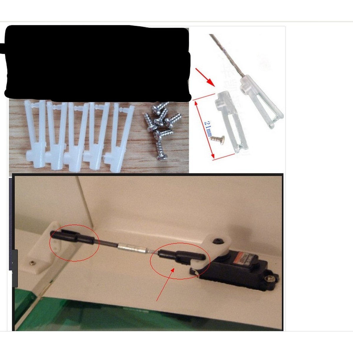 5/Pcs Clevis 2mm Push Rod RC Plane Boat Car Rudder Servo | Daraz.pk