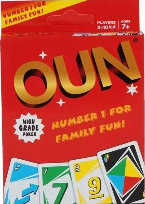Cards/ ONO / OUN/ UNO Cards/Family game/Traditional Card Game (Kids ...