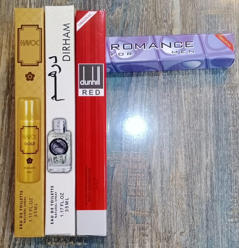 Pack Of 4 - Pen Perfume Spray Pack Of 4 35ml Each High Quality - Pack ...