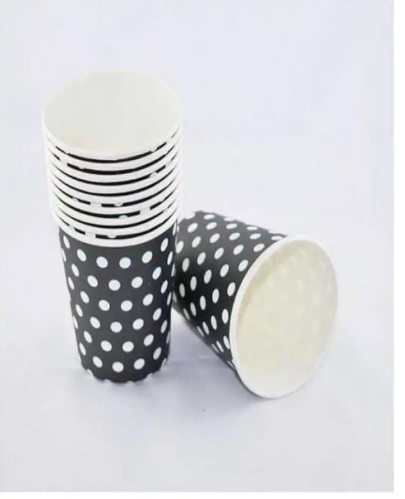 50pcs Multipurpose Disposable Paper Glass Or Cups, Ice Cream Cups 140ml ...