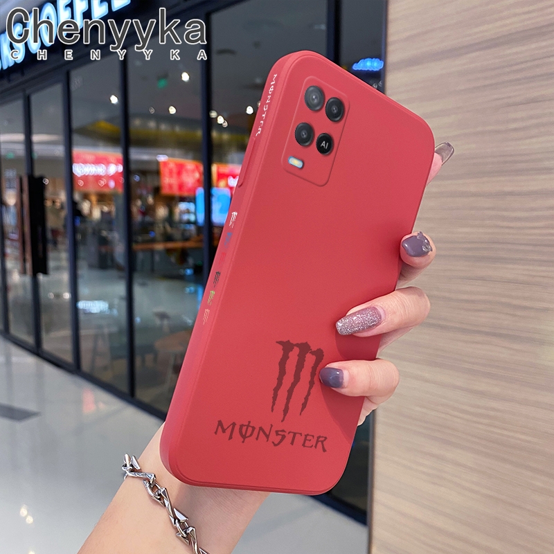 For OPPO A54 2021 4G Case Fashion Tide Claws New Design Square Original ...