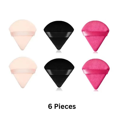 HYBOT Triangle Powder Puff. MakeUp Triangle Puffs. Best Triangle Makeup Puffs for Blending ...
