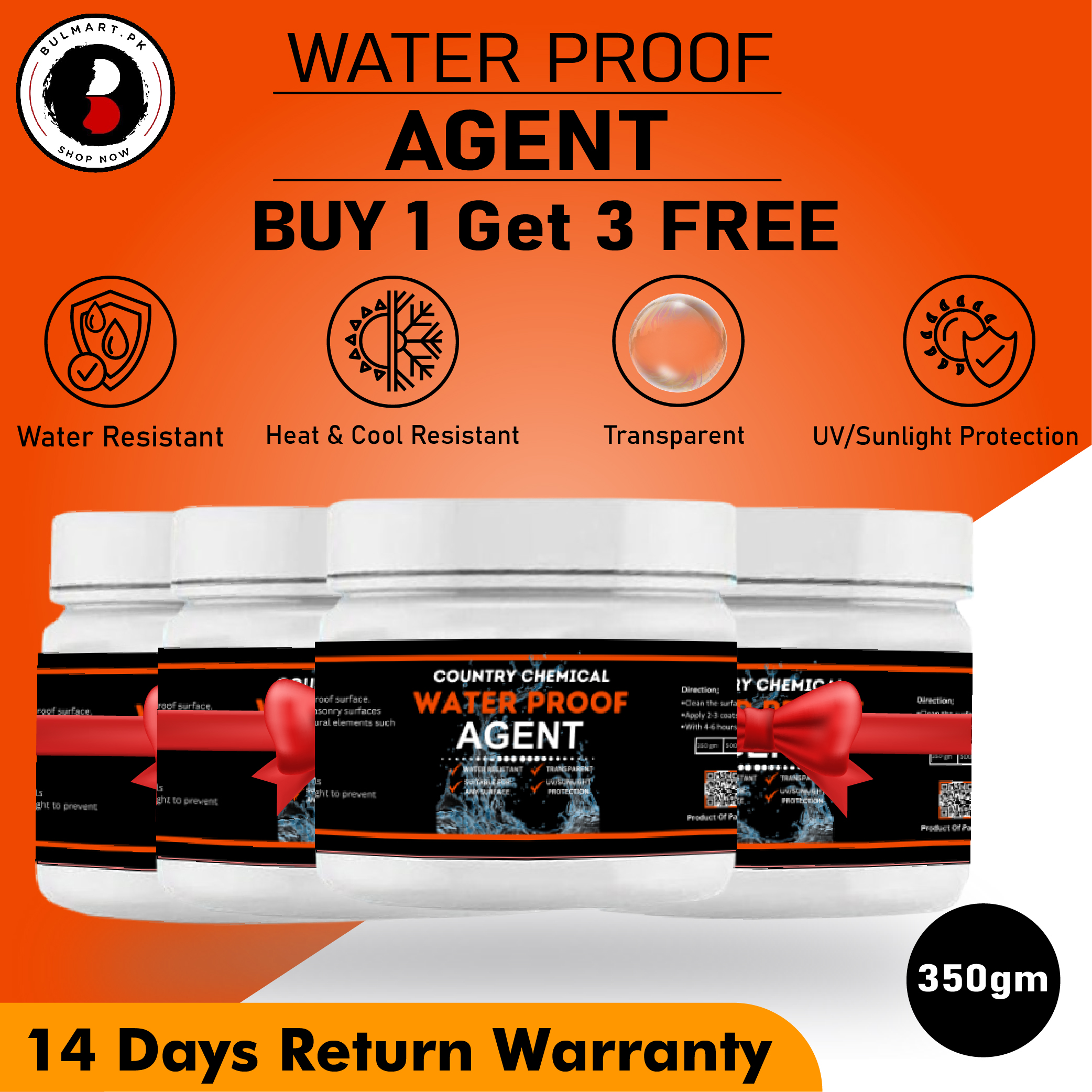 Country Chemical Waterproof Agent (Waterproof Leak Agent) 350gm - Water ...