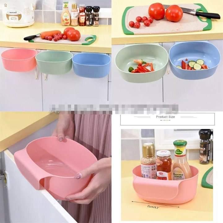 Plastic trash bin kitchen cabinet door hanging trash bin trash can wall ...