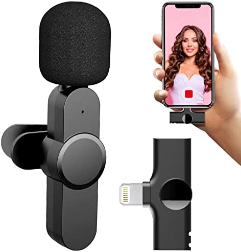 [ For Lightning IOs ] Wireless Microphone Mic Universal Plug & Play ...