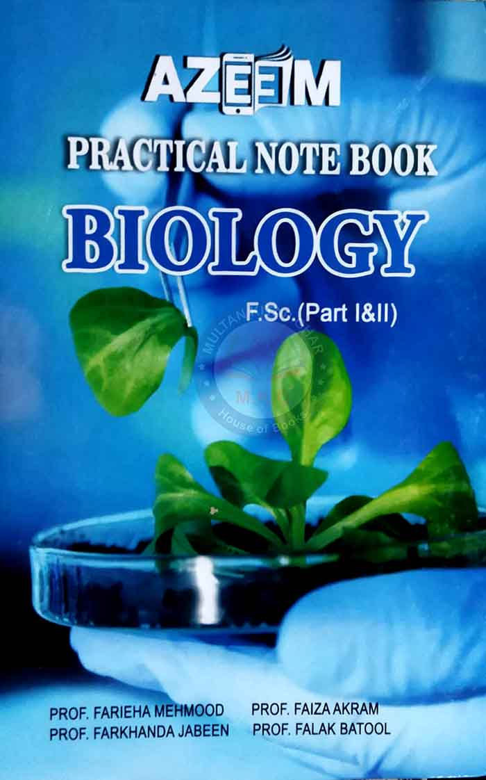 Azeem Practical Note Book Biology for FSc Part 1 and 2 | Daraz.pk
