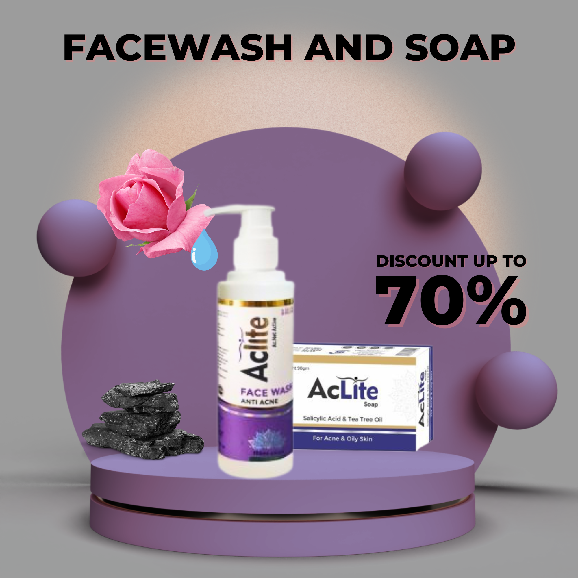 Flawless White Face Wash White, Acne Clean Salicylic Acid Face Wash ...