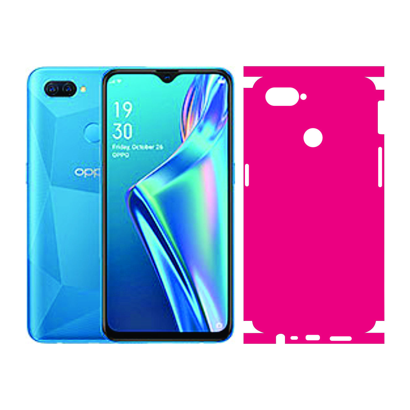 Back Paper For Oppo A12 Self Adhesive Lamination Anti-Stain 0011 ...