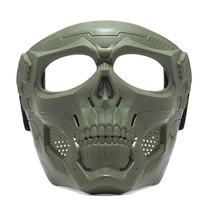 Skull Horror Helmet Mask Off Road Motorcycle Goggles Sports Riding Mask ...