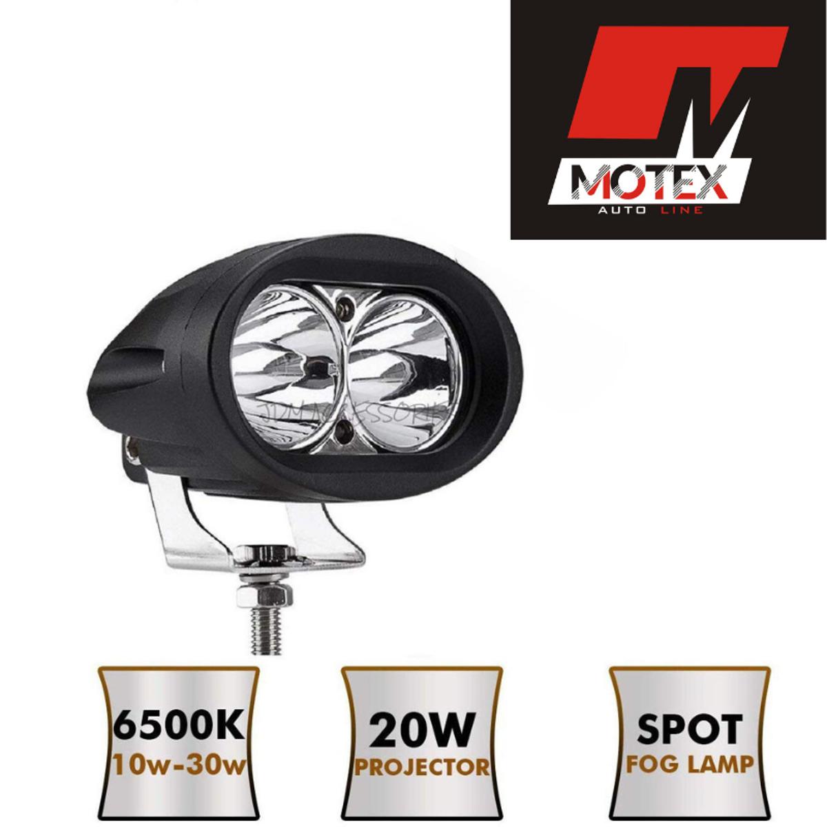 Oval Cree Led 20W Motorcycle Additional LED Lights, 20 W Round LED ...