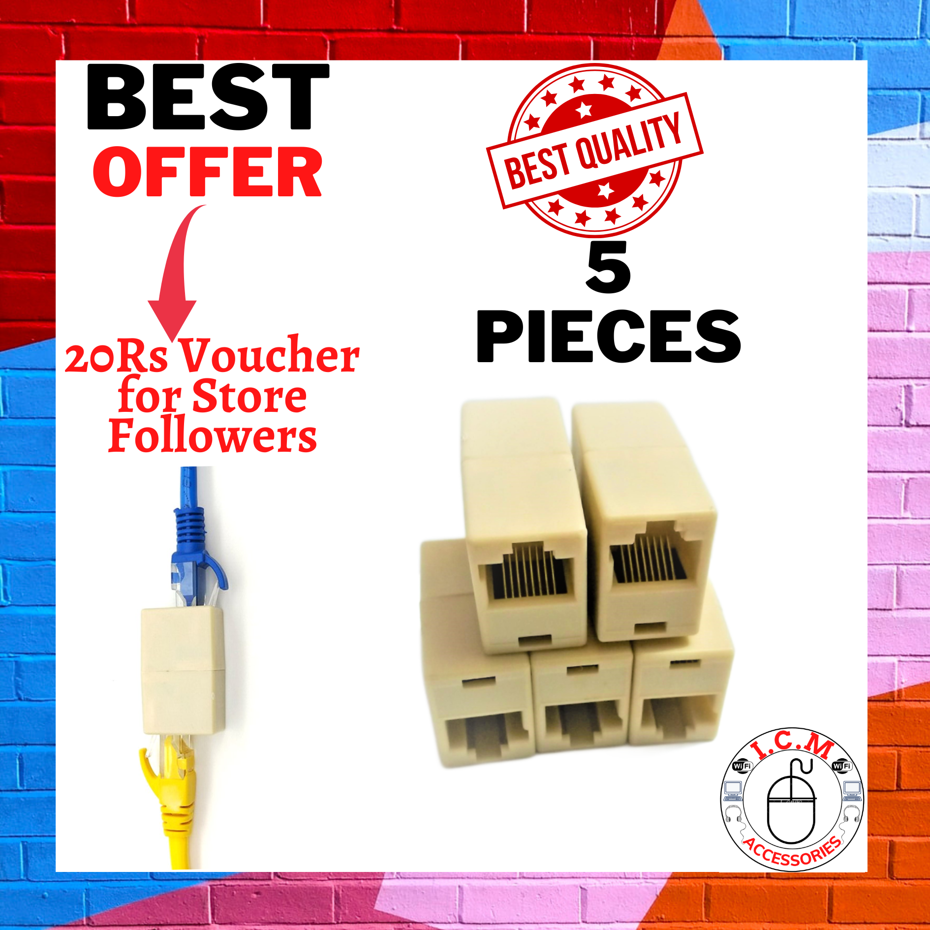 RJ45 Coupler LAN Cable Extender Joiner Connector Ethernet Cable Jointer ...