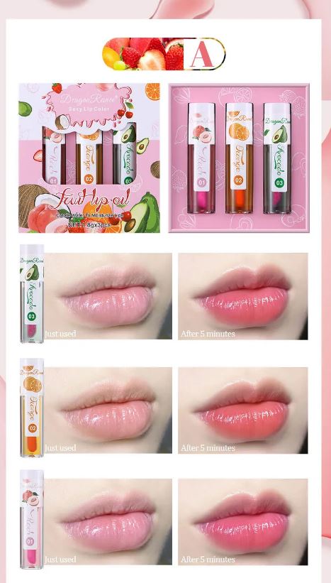 Dragon Ranee 3Pcs/Set Natural Fruit Moisturizing Long Lasting ...