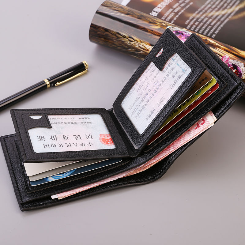 Leather driver's license holster male driver's license wallet multi ...