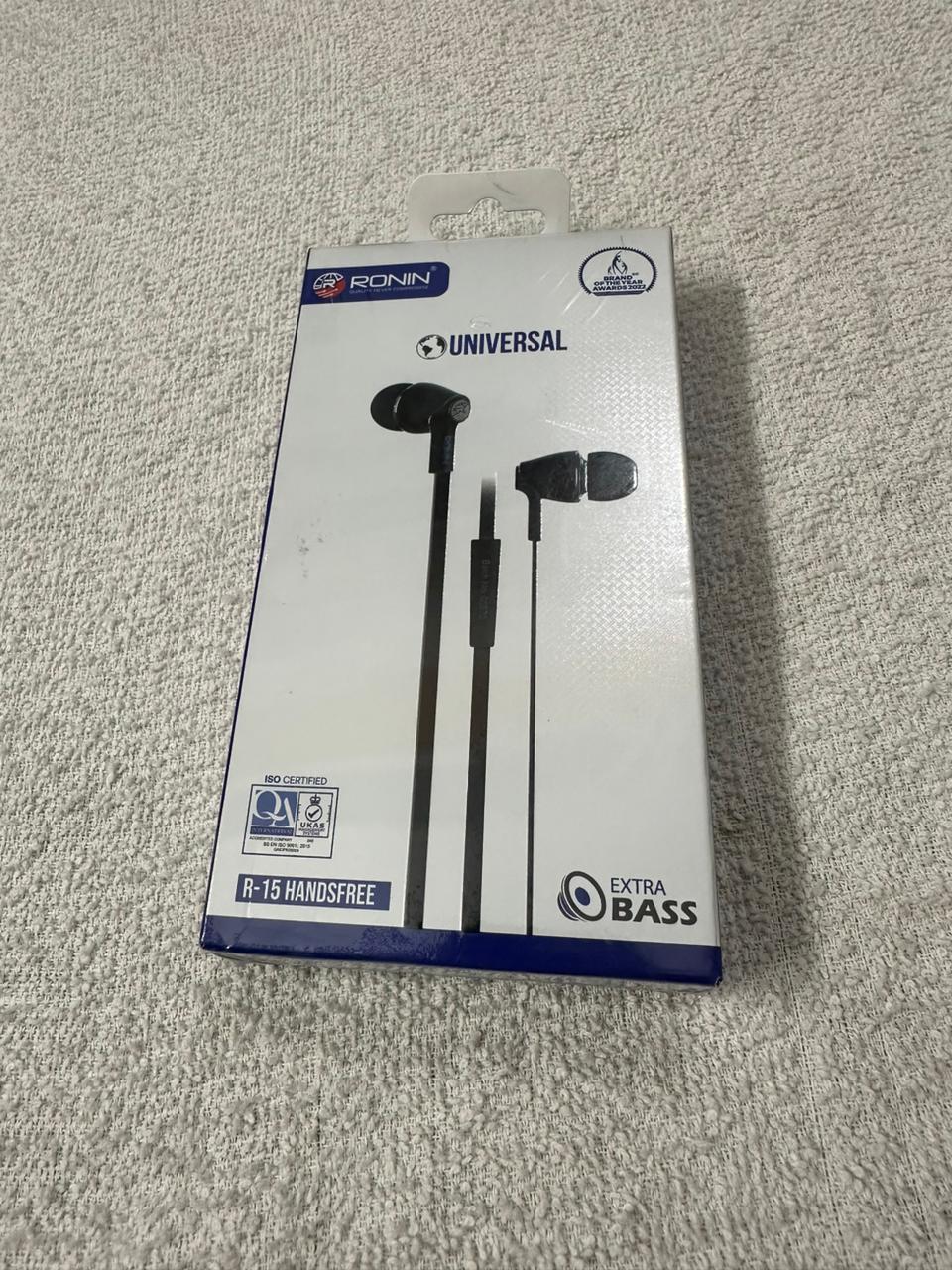 Ronin Universal Handfree| R15 | Clear sound | Extra Bass | Daraz.pk