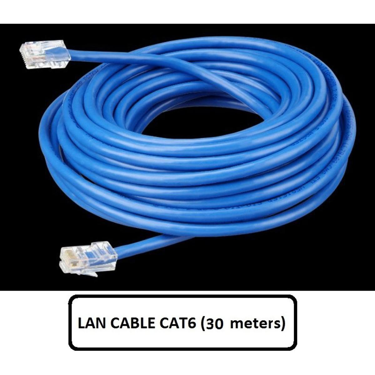 30 meter LAN Cable with connectors / Ethernet Cable For Modem,PC ...