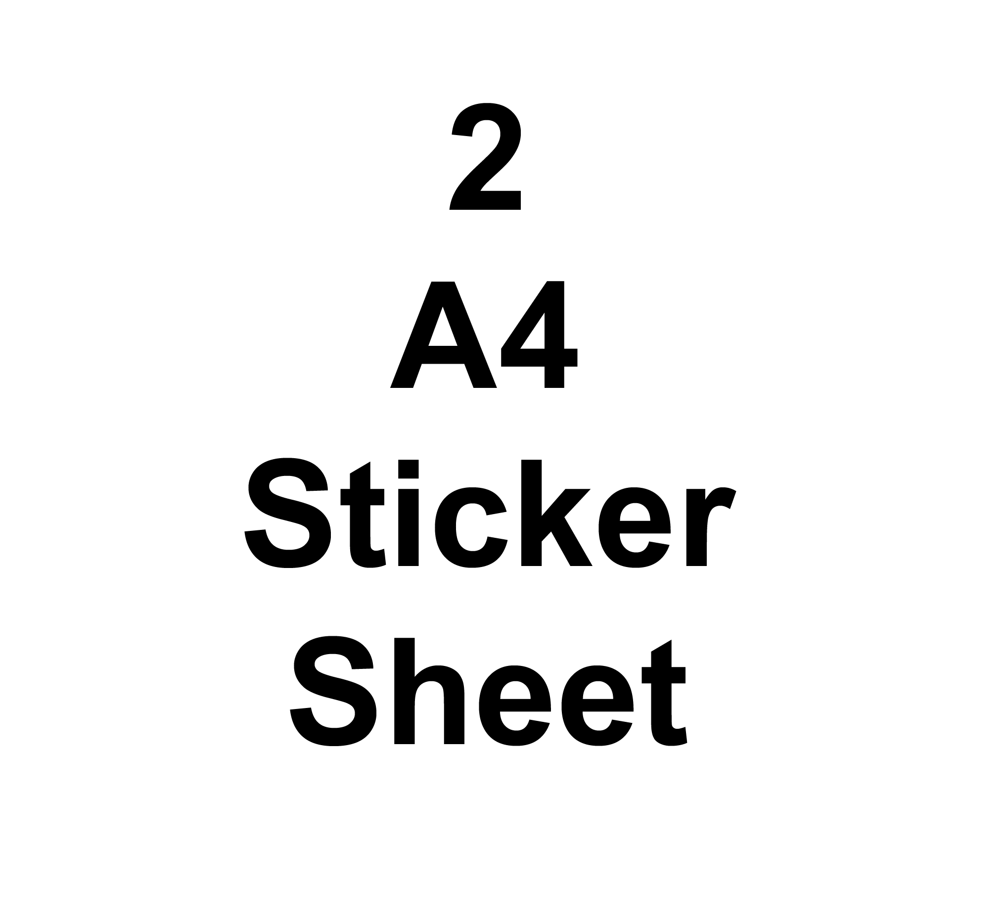 Customized Print on A4 Sticker Sheet | Daraz.pk