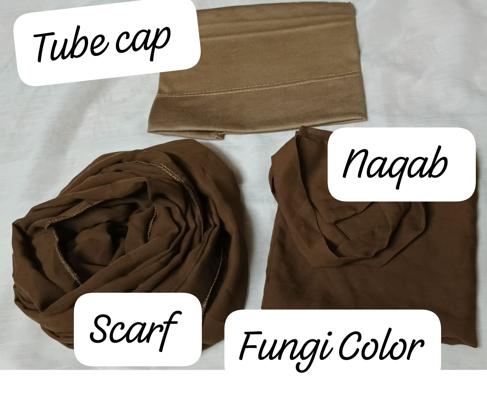 Chiffon Georgette Hijab Scarf Plus Niqab Patti Plus Cap stoller for ...
