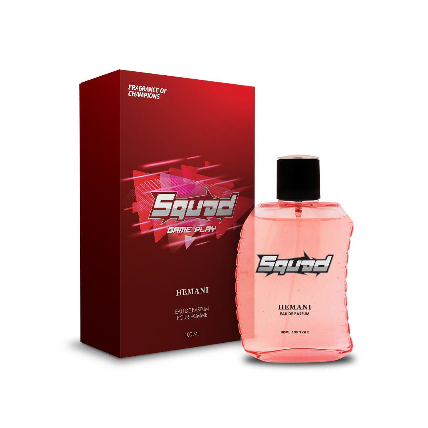 𝗛𝗘𝗠𝗔𝗡𝗜 𝗟𝗜𝗩𝗘 𝗡𝗔𝗧𝗨𝗥𝗔𝗟 - SQUAD PERFUME GAMEPLAY FOR MEN 100ML | Daraz.pk