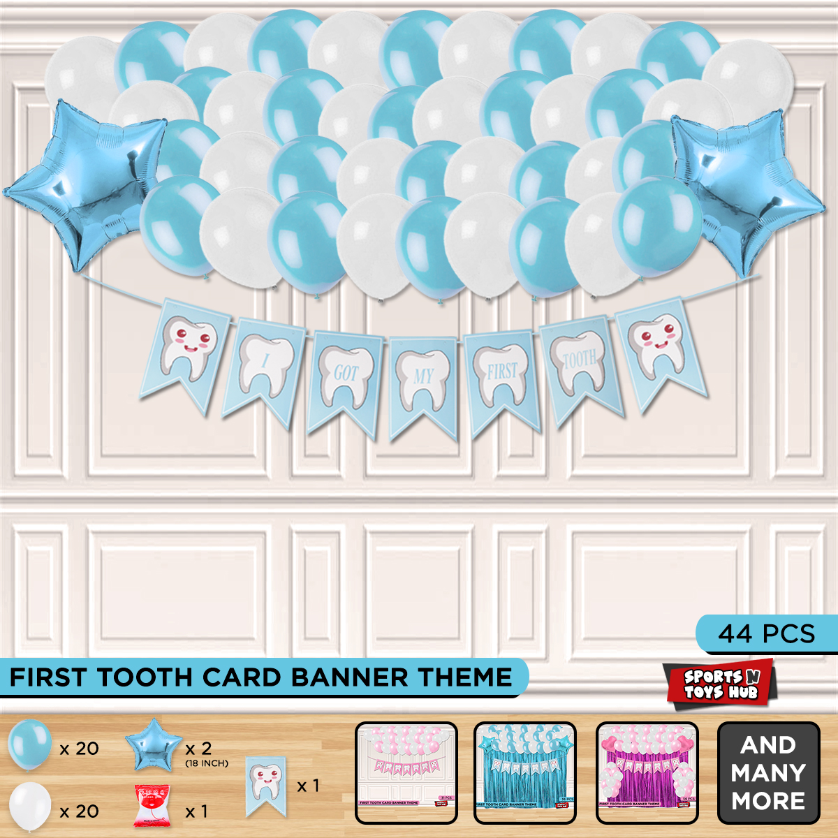 First Tooth Card Banner Theme Collections, Baby's First Teeth ...
