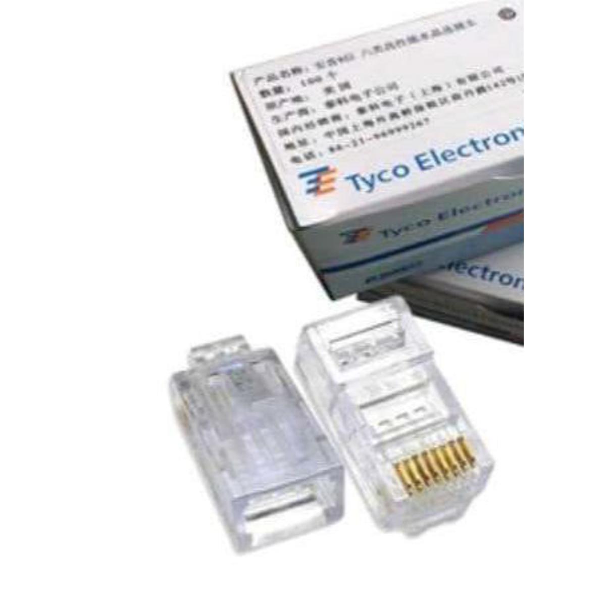 Internet connector RJ45 CAT 6/5 Cable 100 pieces box | Daraz.pk