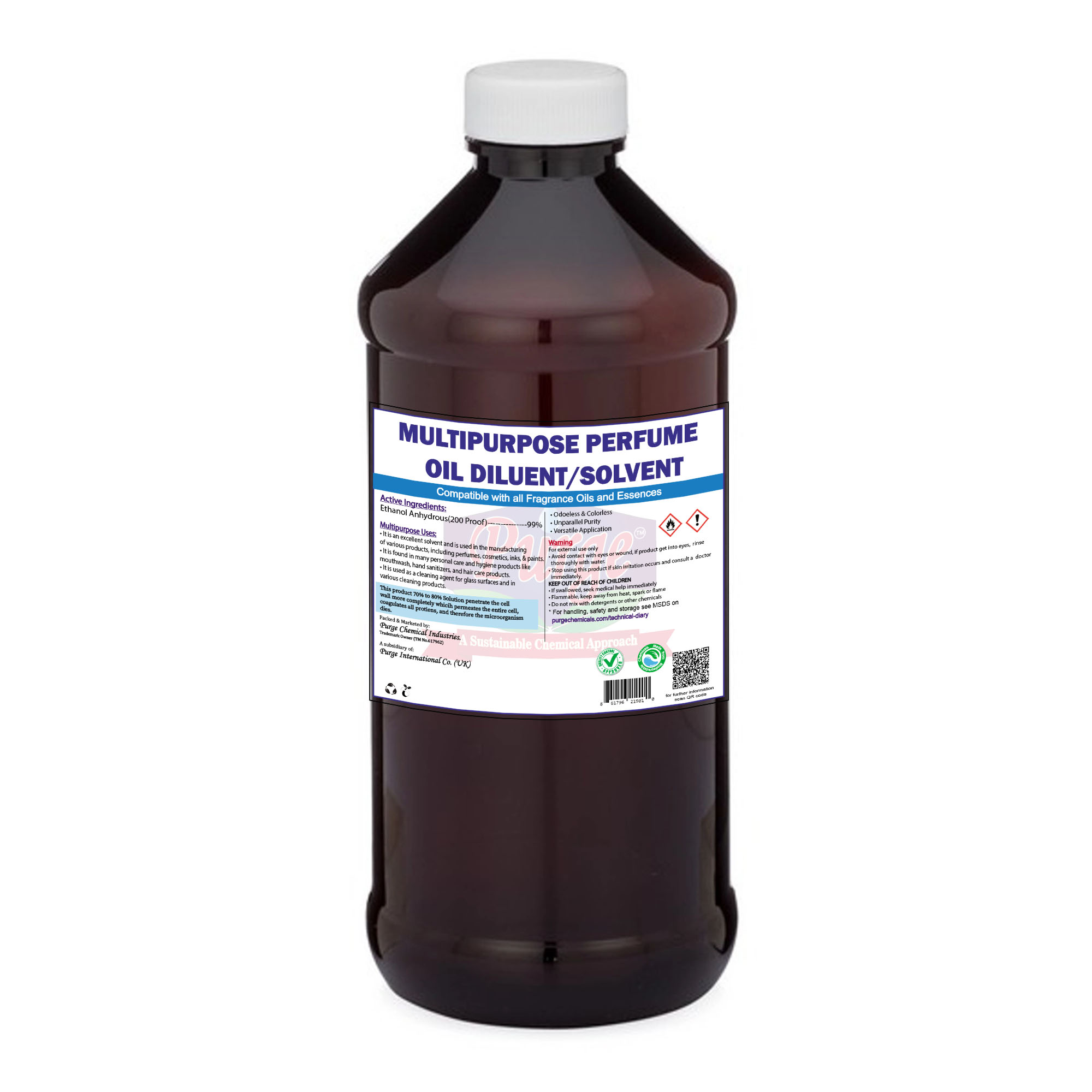 Purge Multipurpose Fragrance Oil Diluent & Solvent 500ml - Perfume ...