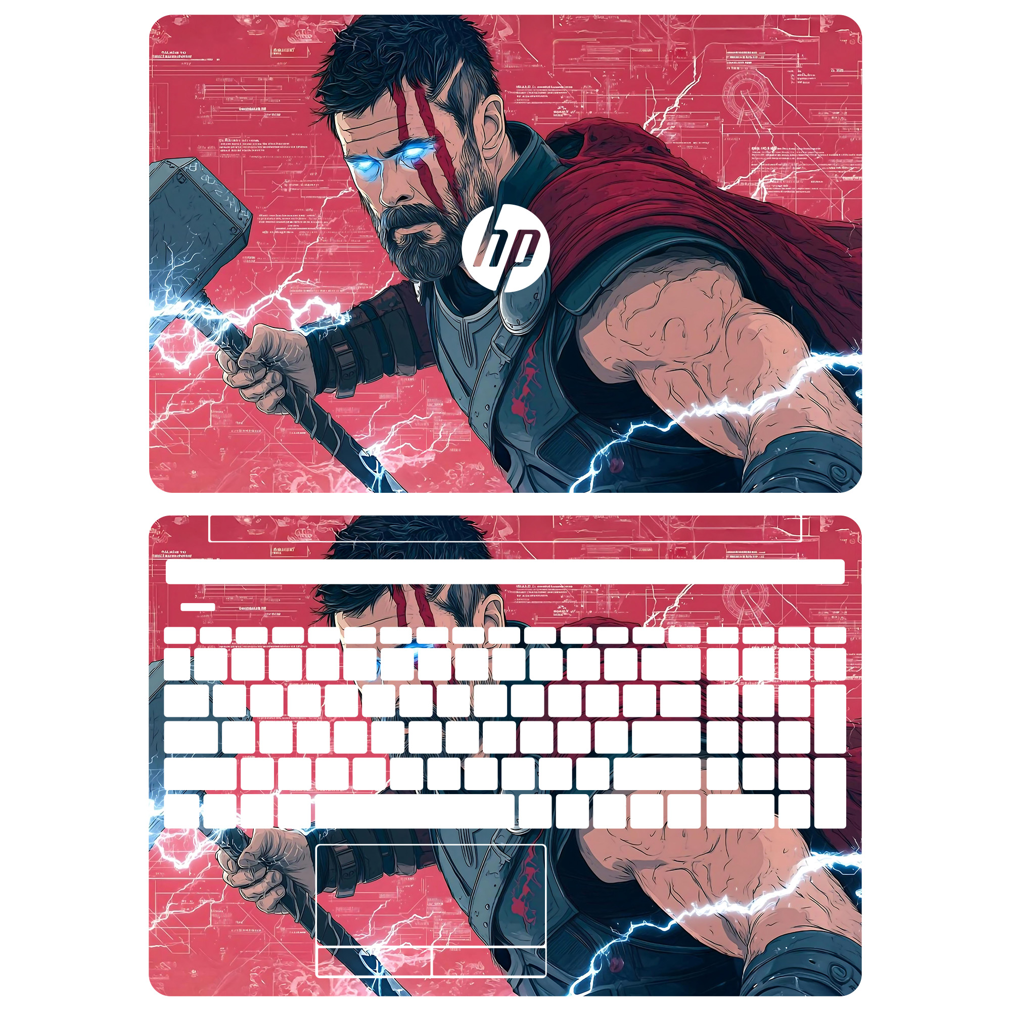 Hp 15s DU and FQ Series Laptop Skin / Wrap (Sticker, Not Cover) Pre-Cut ...