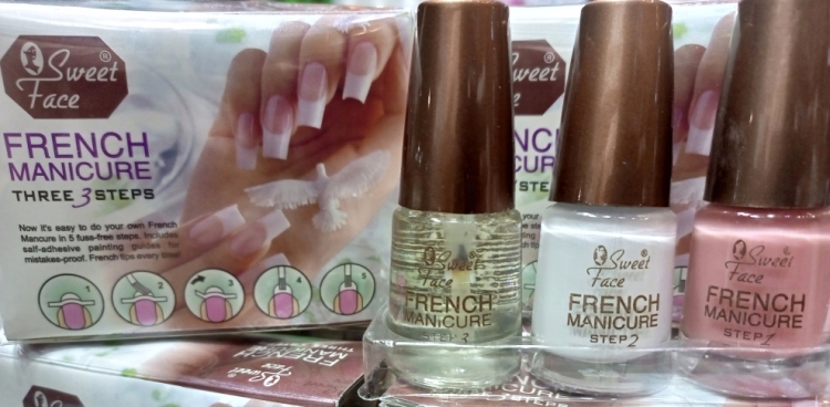 Sweet Face French Manicure With 3 steps Easy To Do your Own | Daraz.pk