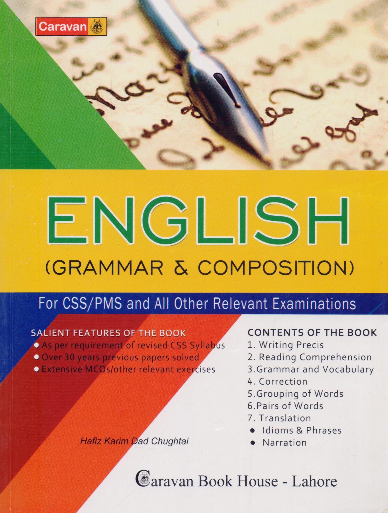 English Grammar & Composition for CSS,PMS By Caravan | Daraz.pk