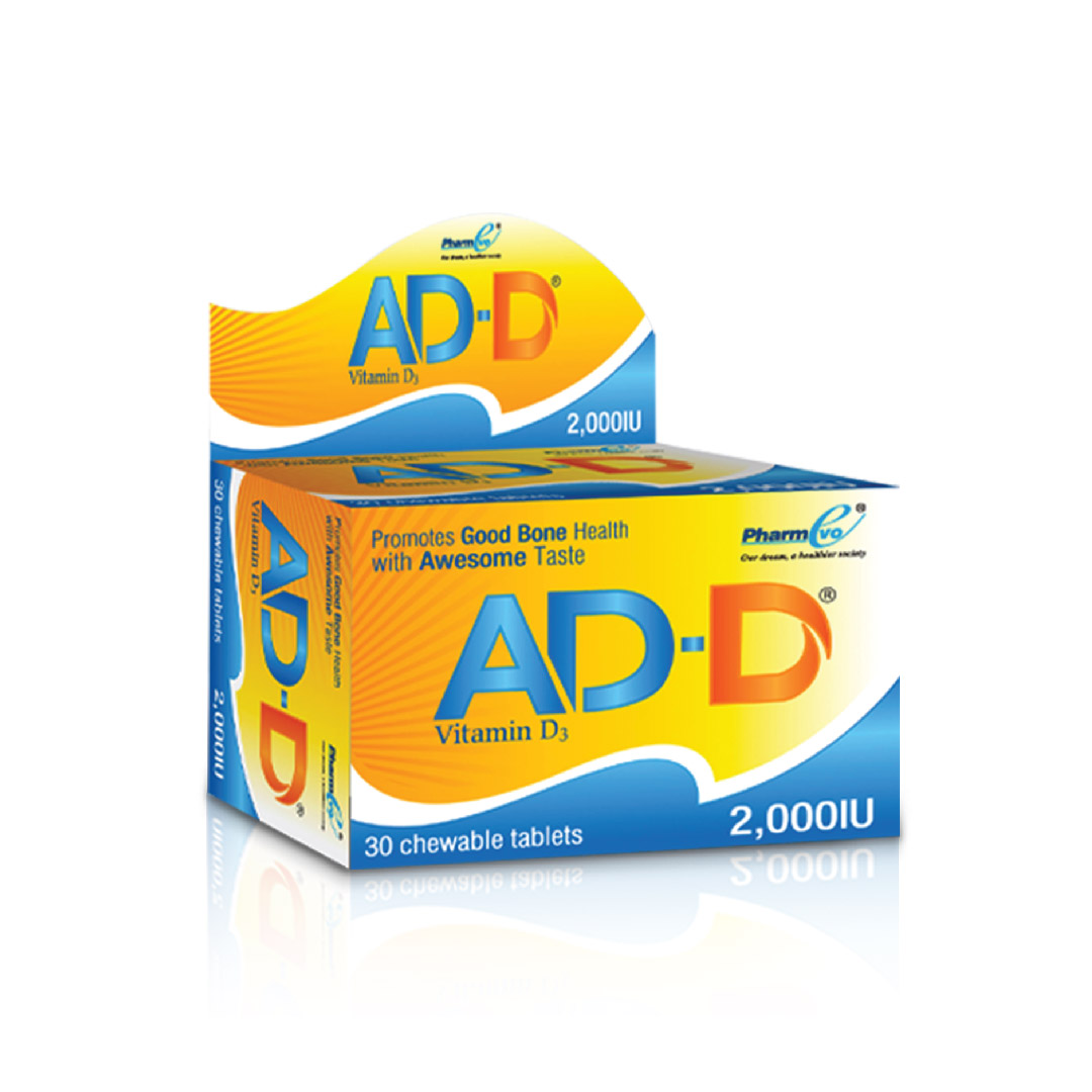 AD-D 2000IU Chewable Tablet by PharmEvo | Daraz.pk
