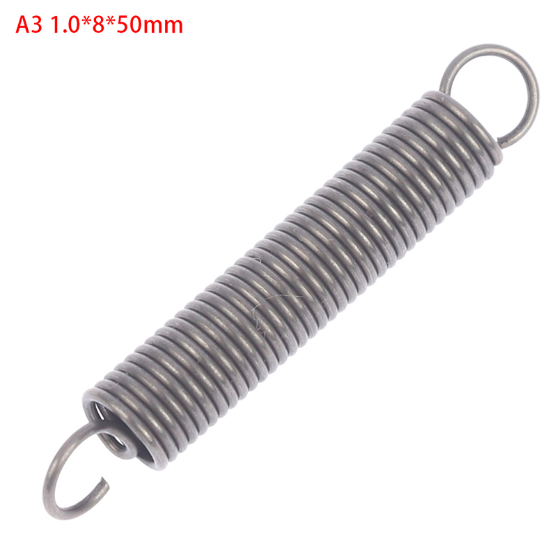 1Pc Extension Tension Spring Springs Steel Hook Expansion Spring Wire ...