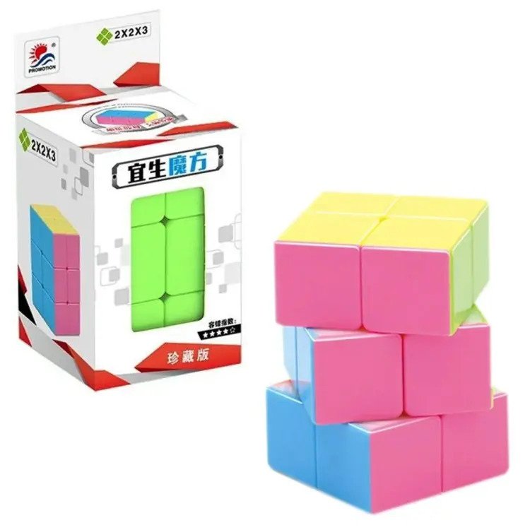 2x2x3 Rubik Cube sticker less Cuboid Speed Cube 223 Tower Shaped Puzzle ...