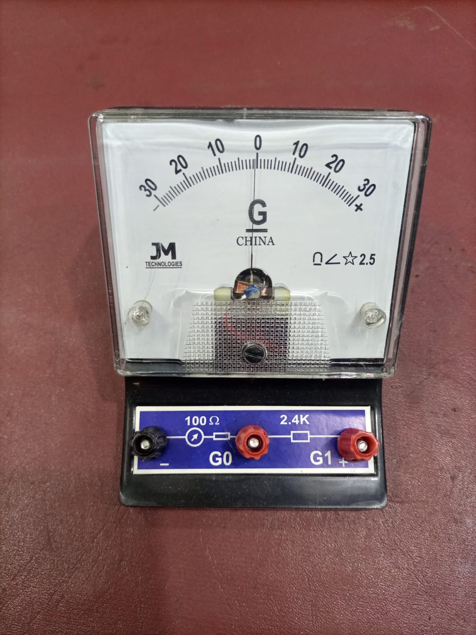 Galvanometer Needle Type with terminals, -30 to +30, to be used in ...