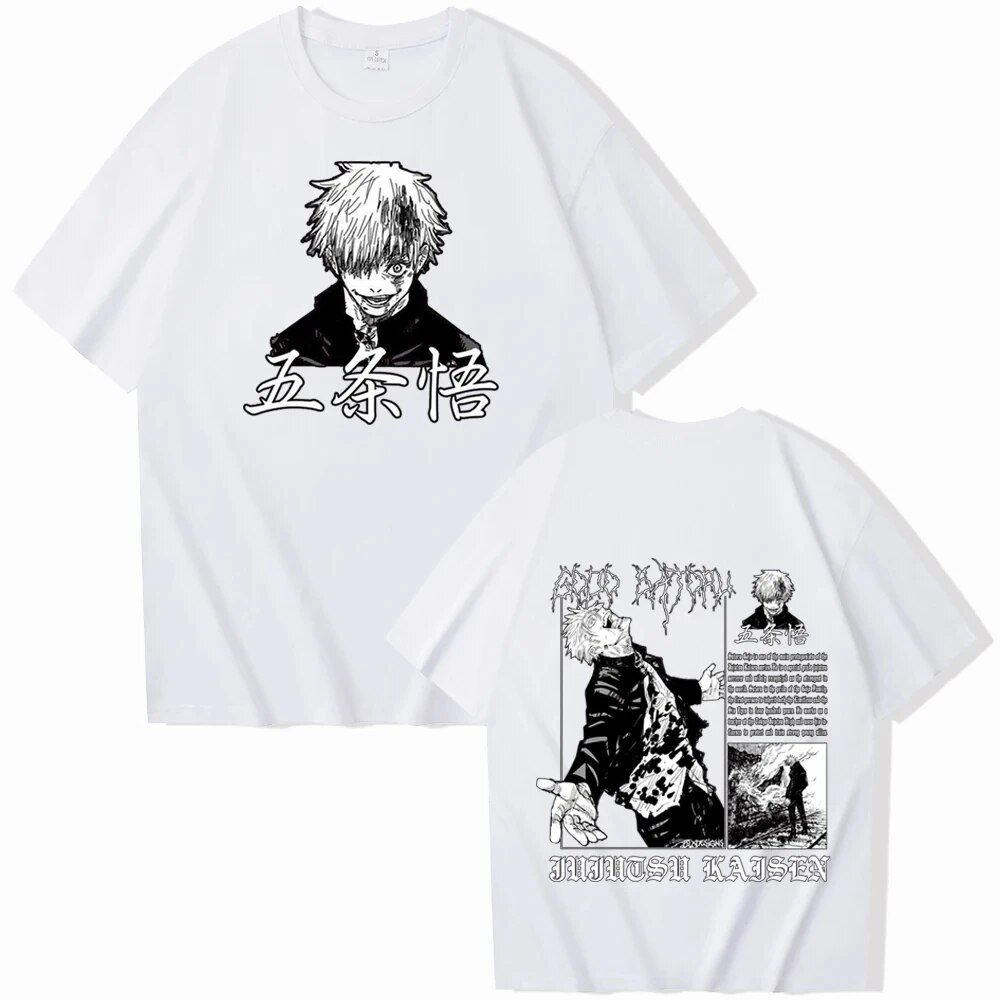 Jujutsu Kaisen Satoru Gojo T-Shirts Man Woman Harajuku Hip Hop O-Neck ...