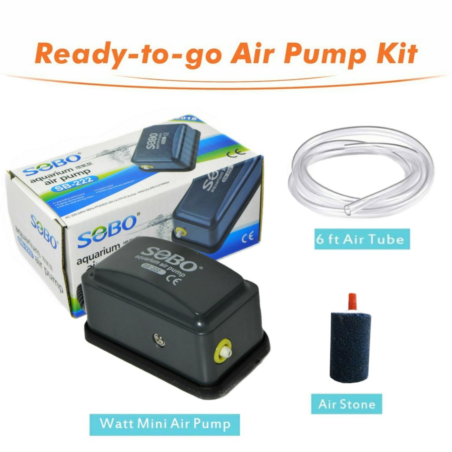 Sobo Sb-222 Ready-To-Go Aquarium Air Pump Kit | Daraz.pk
