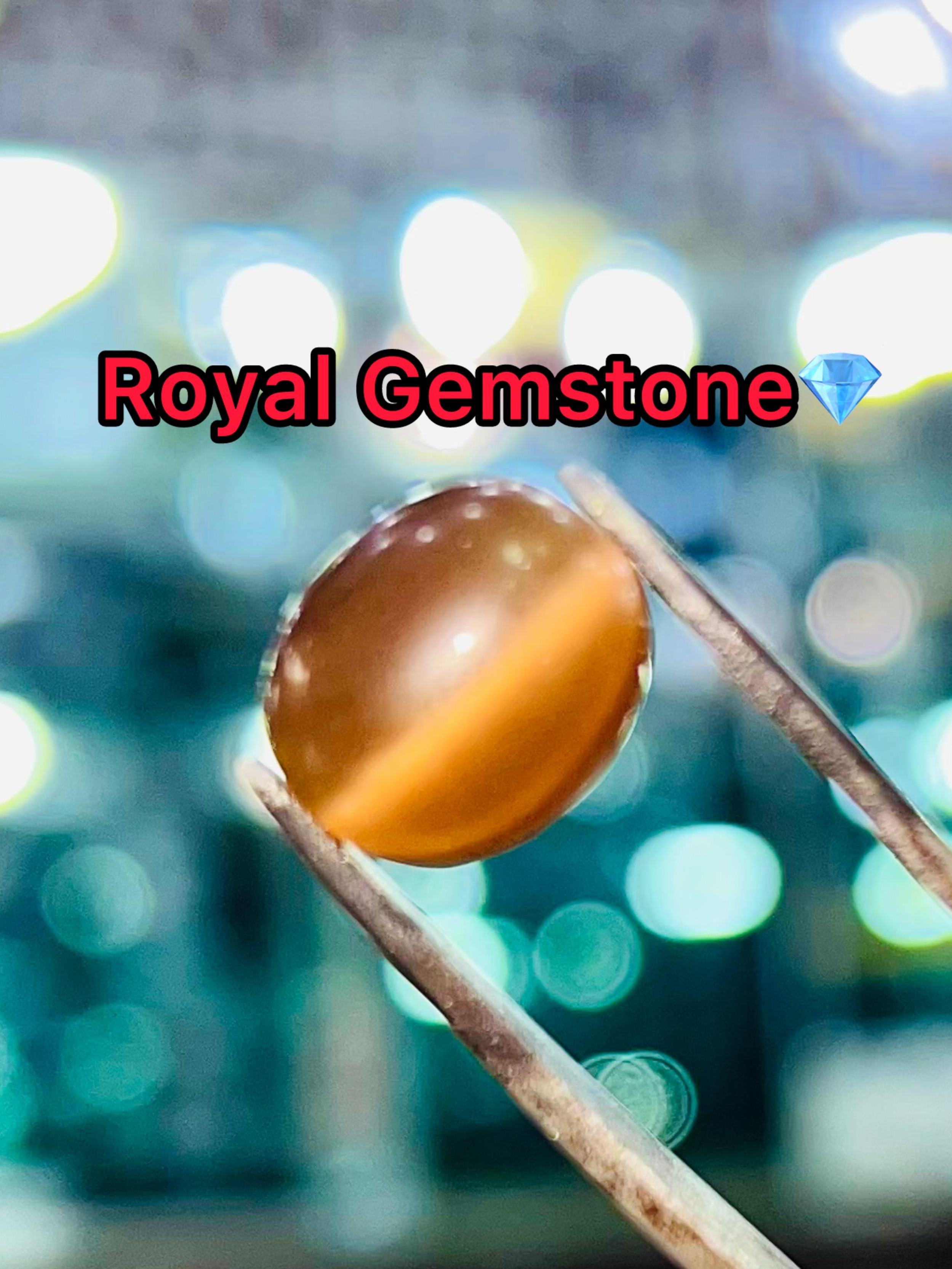 Original 100% Natural CAT'S EYE (Lehsunia) Stone 15.5 crt Gemstone For Ring,Bracelet,Pendant ...