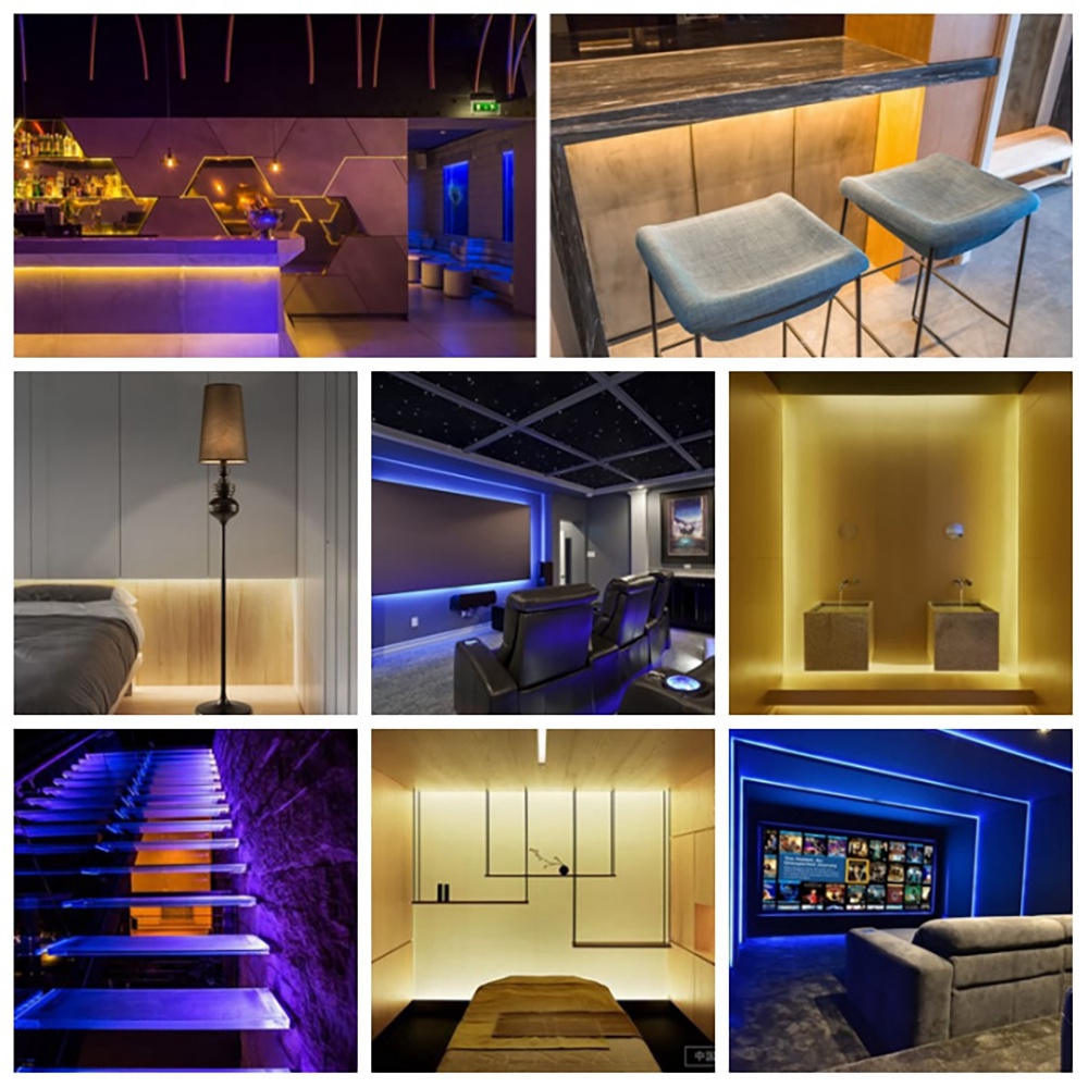 LED Controller Wireless Press Full-Color RGB Light Strip Controller ...