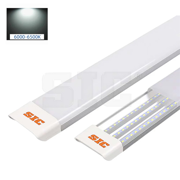SIC Modern Indoor Lighting Linear LED SMD Surface Mounted Flat Batten ...