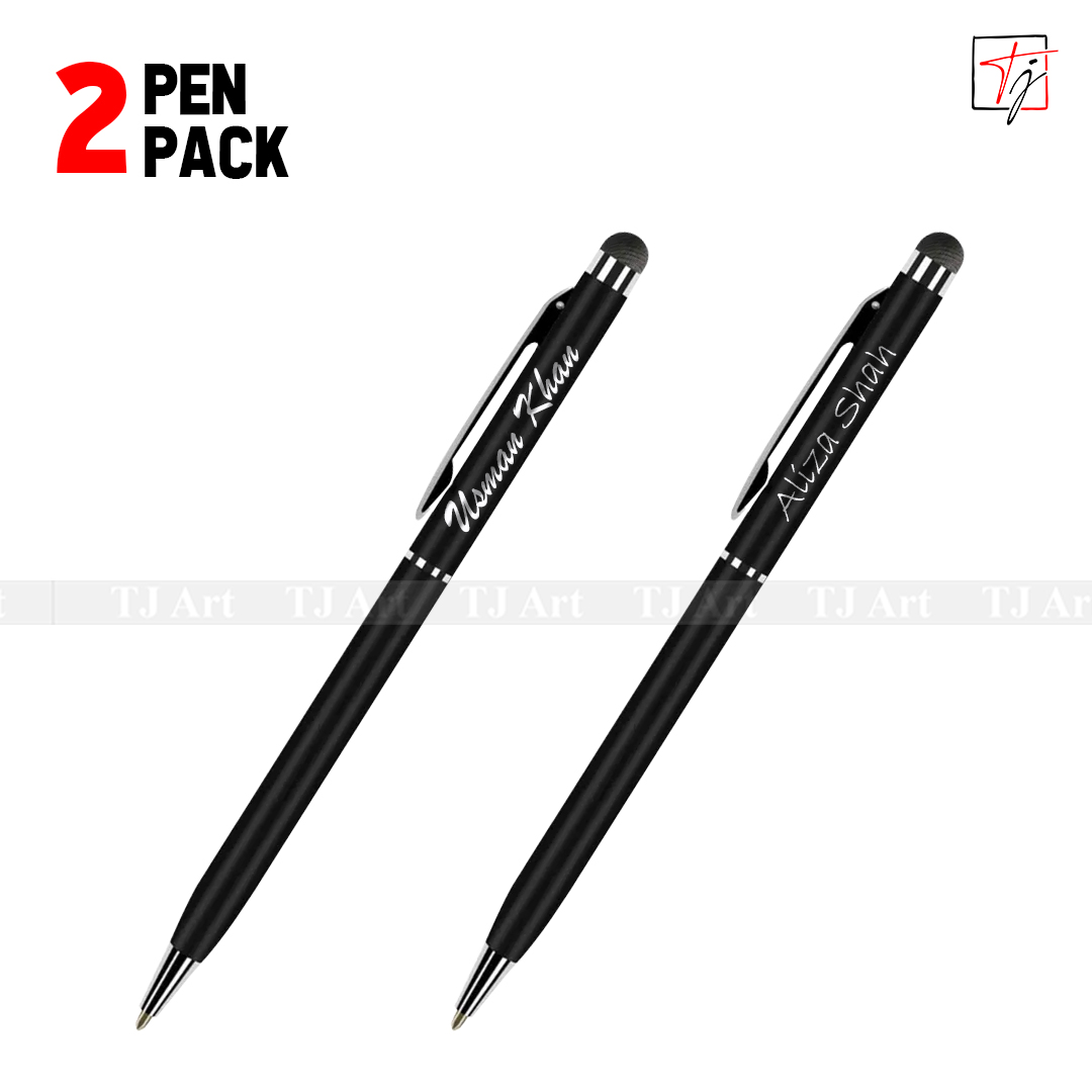 Customized Name / Logo Engraved Slim Luxury Ball Point Pen - Slim ...