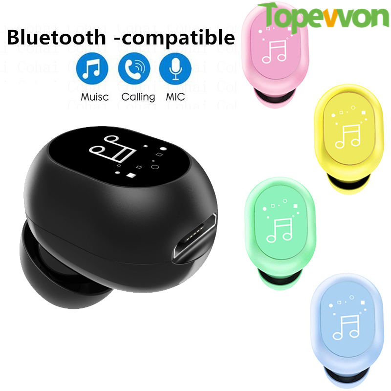 Topewon Single Invisible Ture Wireless Earphone Bluetooth Headphone ...