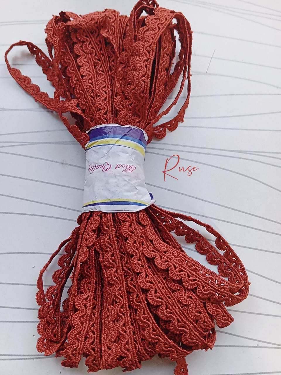 Zero Size Shuttle Laces for Clothes (5 Yards) | 40+ Color Lace Trim for ...
